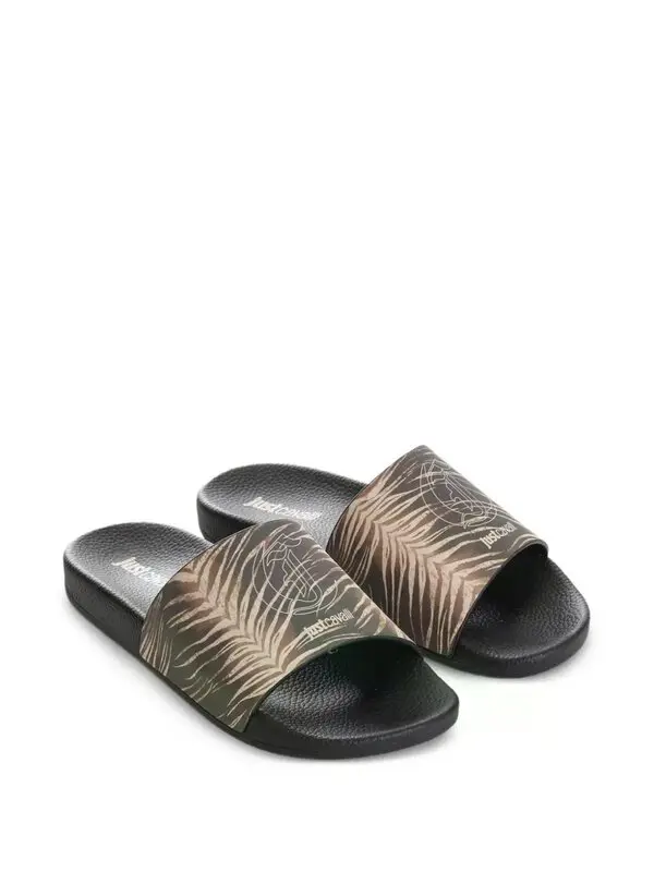 Just Cavalli Logo-print Slides