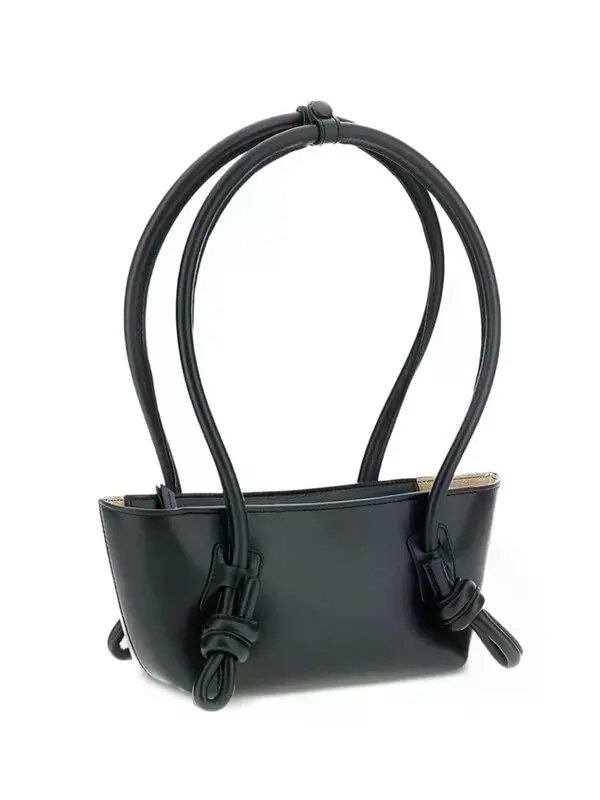 Hereu Knot-detail Shoulder Bag - Black