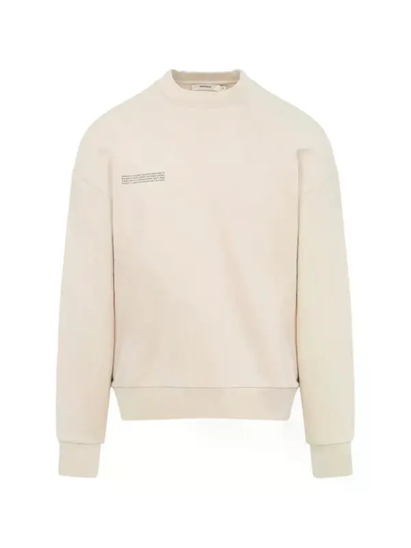 PANGAIA Slogan-print Sweatshirt - Neutrals