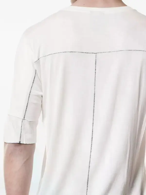 THOM KROM Worked Stitching T-shirt