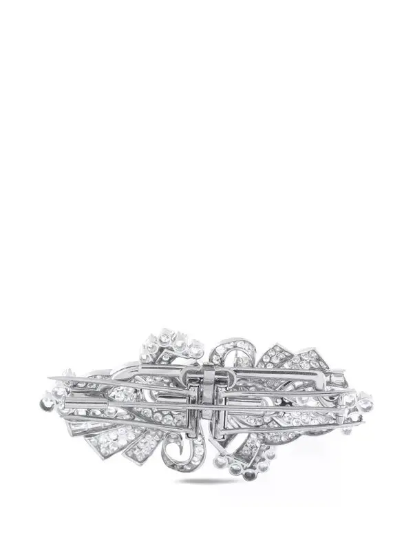 LB EXCLUSIVE Diamond Brooch In Platinum