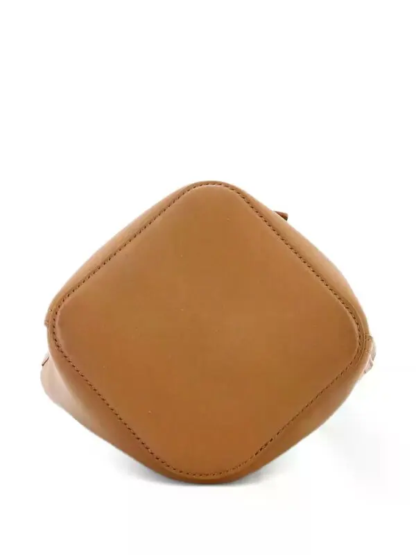 Loewe Pebble Leather Bucket Bag - Brown