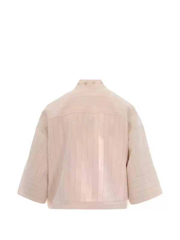 Liu Jo Striped Embellished Jacket - Neutrals