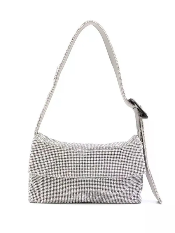 Benedetta Bruzziches Vitty La Mignon Rhinestone Shoulder Bag - Silver