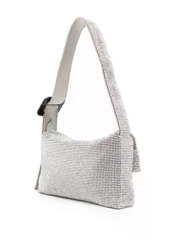 Benedetta Bruzziches Vitty La Mignon Rhinestone Shoulder Bag - Silver