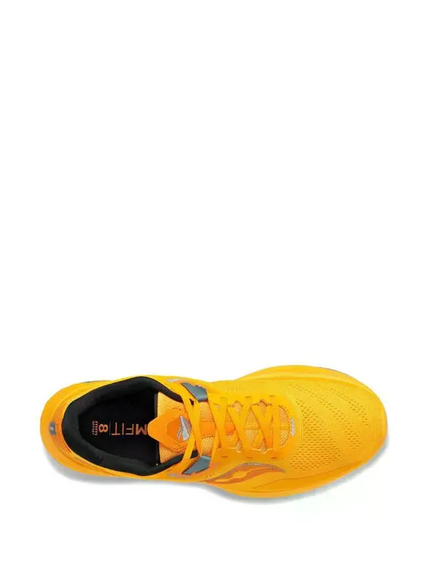 Saucony Guide 15 Lace-up Padded Ankle Sneakers - Orange