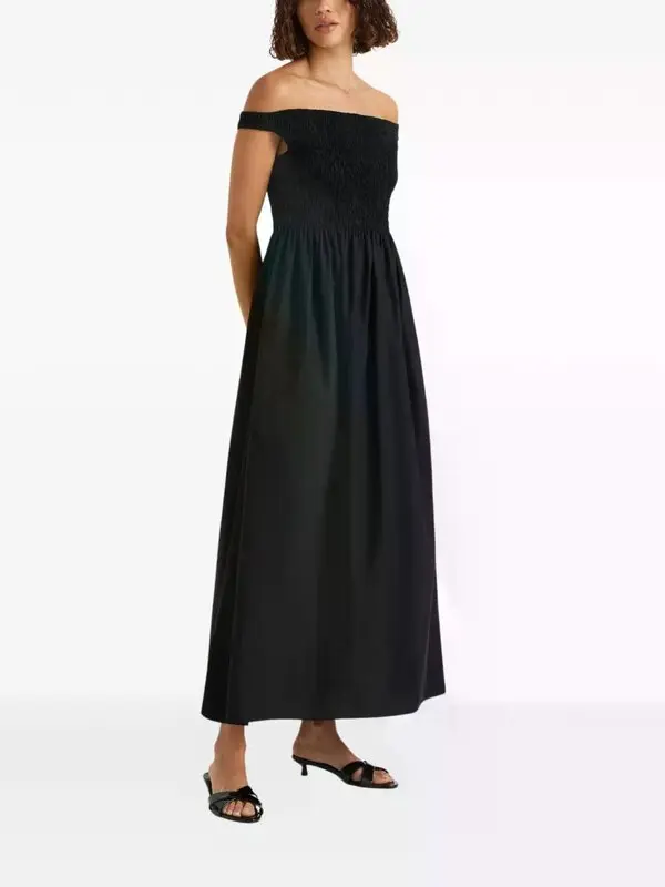 Faithfull The Brand Cotton Off-the-shoulder Maxi Dress