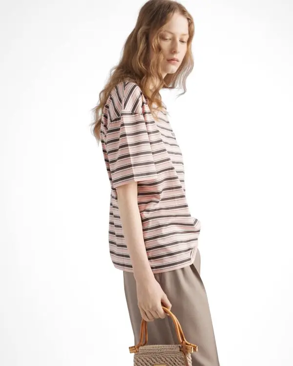 Prada Striped Cotton T-shirt
