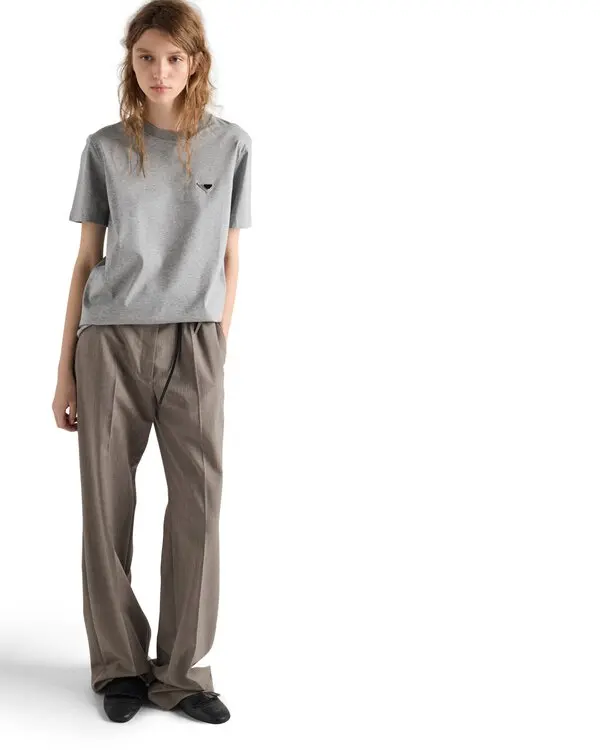 Prada Jersey T-shirt - Grey