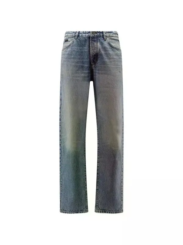 BOSS Faded Straight Leg Jeans