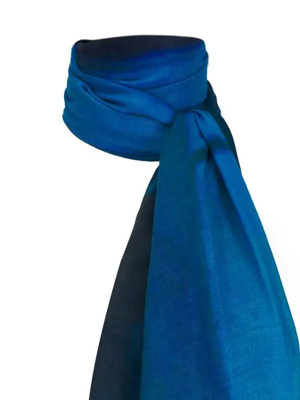 Akris Colourblock Fringed Scarf