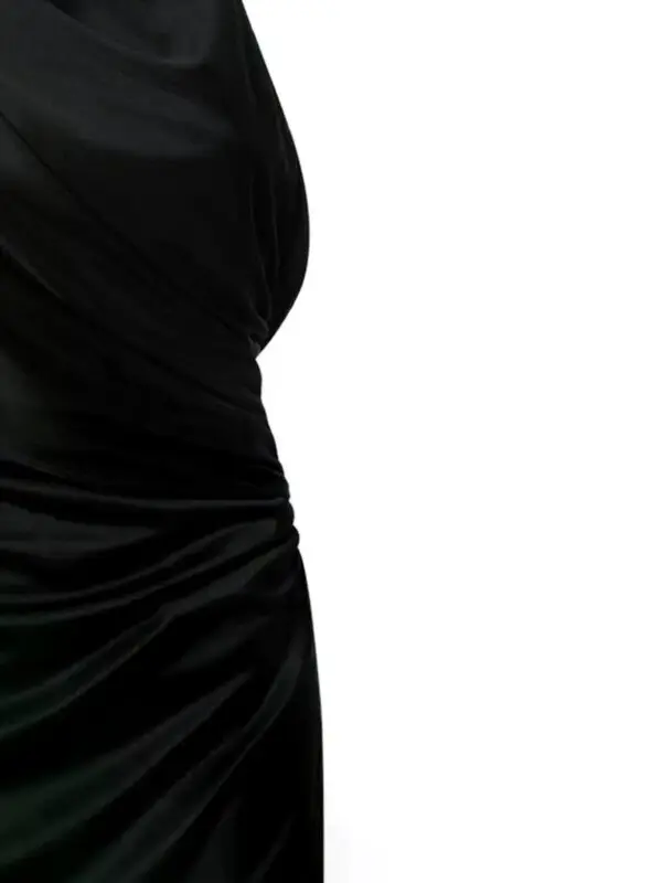 Andamane The Attico Draped One-shoulder Maxi Dress