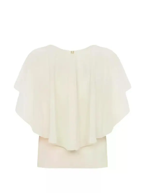 Chloé Layered Blouse With Gold-tone Logo Detail