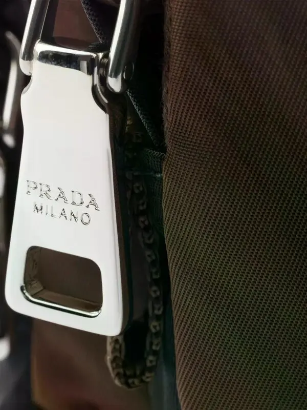 Prada Re-nylon Pouch - Brown