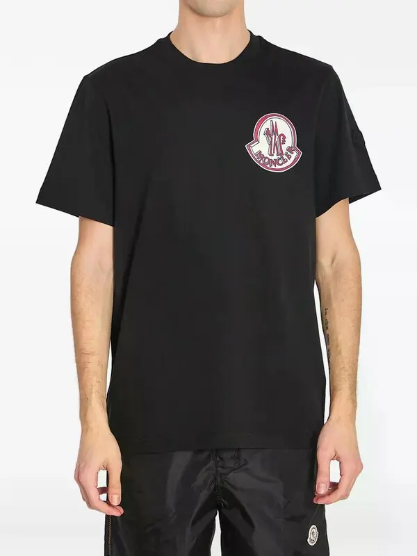 Moncler Logo-patch Cotton T-shirt