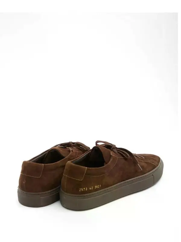 COMMON PROJECTS Achilles Suede Lace-up Sneakers - Brown