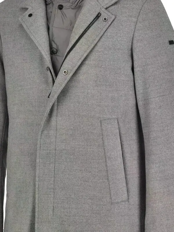 Vintage Hooded Layered Coat