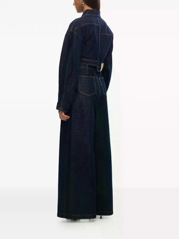 Significant Other Micah Pleated Wide-leg Jeans