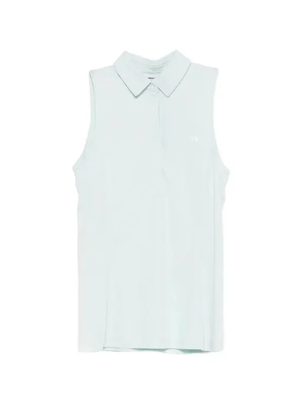 J. Lindeberg Sleeveless Collared Polo Top - Green
