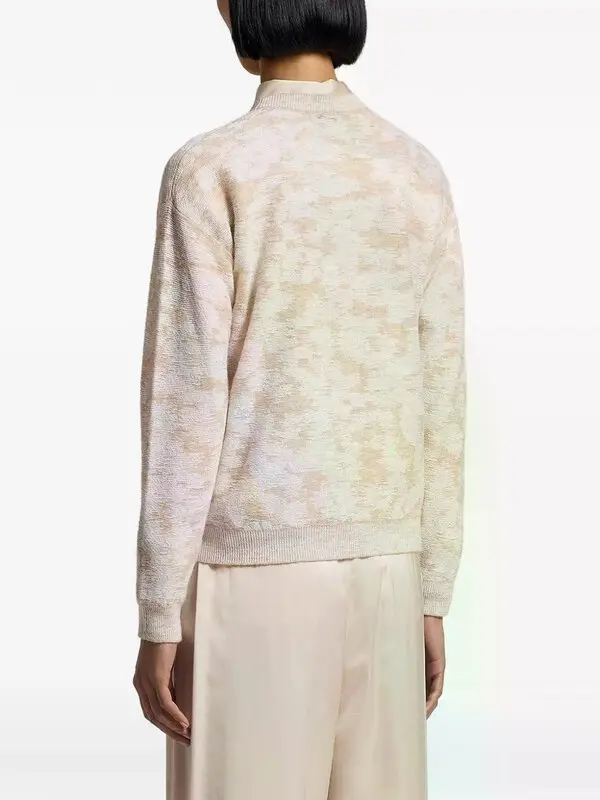 Peserico Sequinned Patterned Sweater