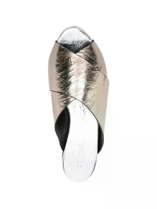 DONNARÌ Crossover Leather Sandals