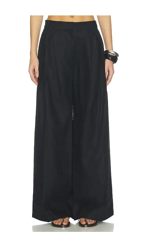 Faithfull The Brand Sofia Trouser - Black
