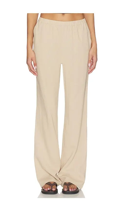 ALL THE WAYS Lilijana Wide Leg Trousers - Neutral