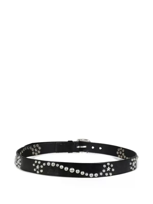Our Legacy Star Studded Leather Belt