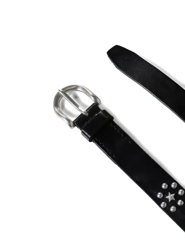 Our Legacy Star Studded Leather Belt