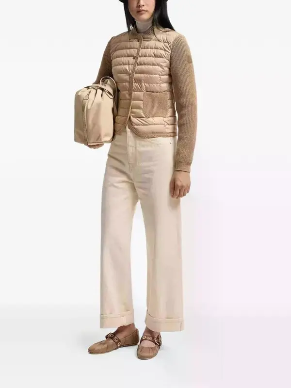 Moncler Panelled Padded Cardigan