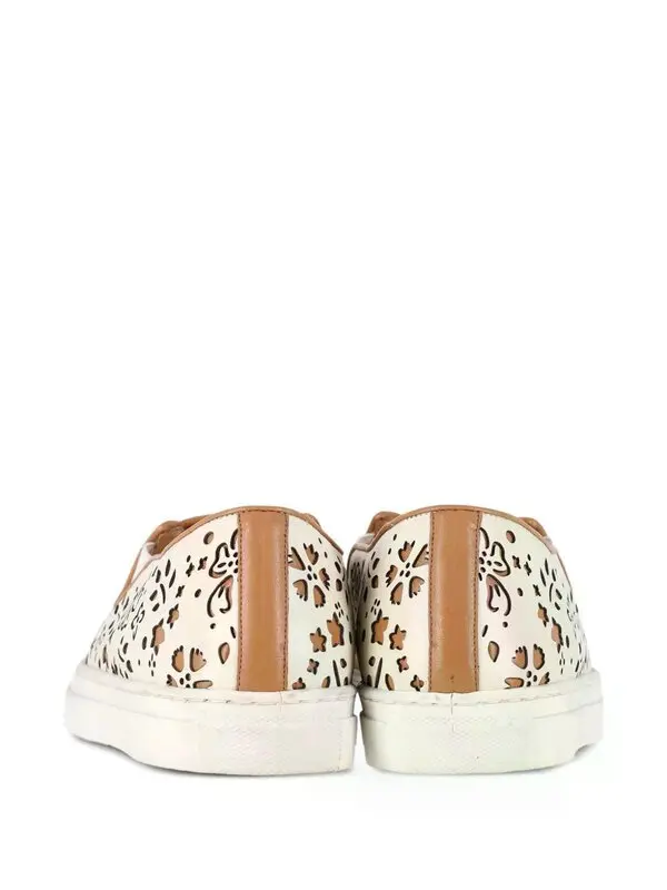 CHARLOTTE OLYMPIA Laser-cut Slip-on Trainers