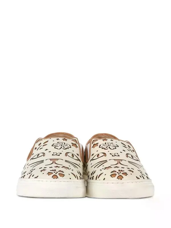 CHARLOTTE OLYMPIA Laser-cut Slip-on Trainers