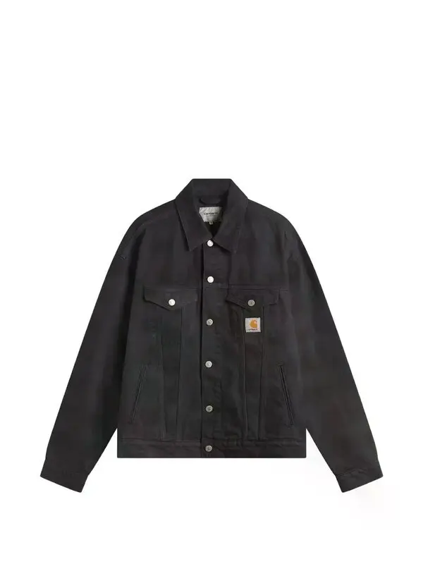 Carhartt Work In Progress Buttoned Denim Jacket - Black