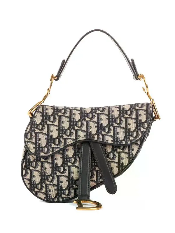Dior Saddle Oblique Shoulder Bag - Blue