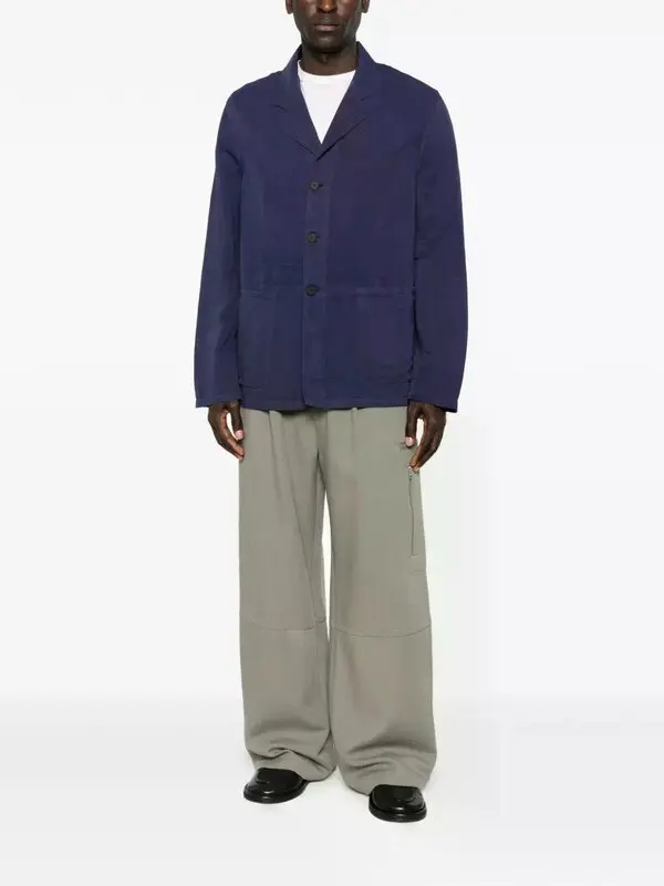 Studio Nicholson Single-breasted Jacket With Patch Pockets