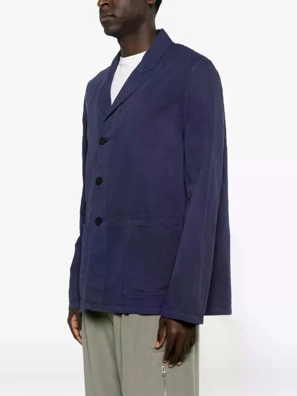 Studio Nicholson Single-breasted Jacket With Patch Pockets