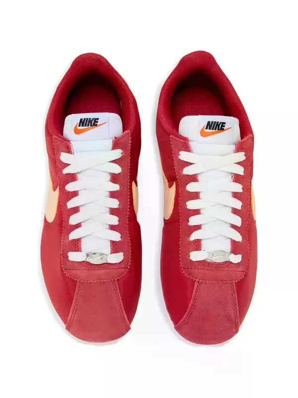 Nike Cortez Suede Panel Sneakers - Red