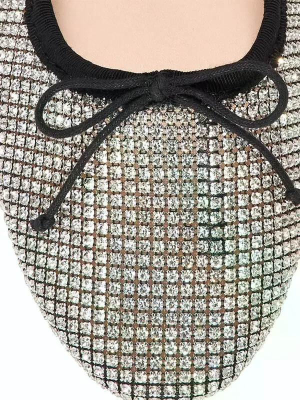 LOEFFLER RANDALL Leonie Crystal Bow Ballet Flats