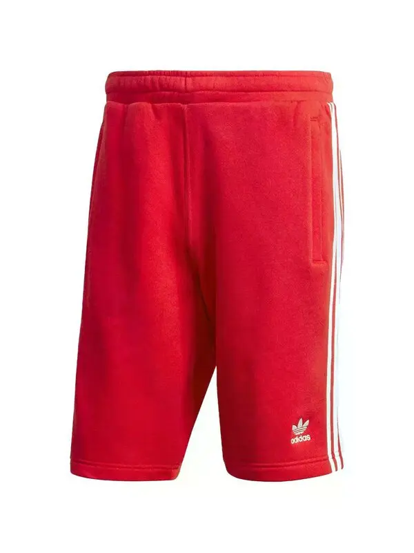 Adidas Originals Track Shorts With Signature 3-stripes - Red