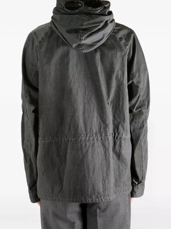 C.P. COMPANY Hooded Button Jacket