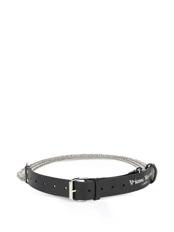 VIVIENNE WESTWOOD Dog Collar With Buckle Detail - Silver