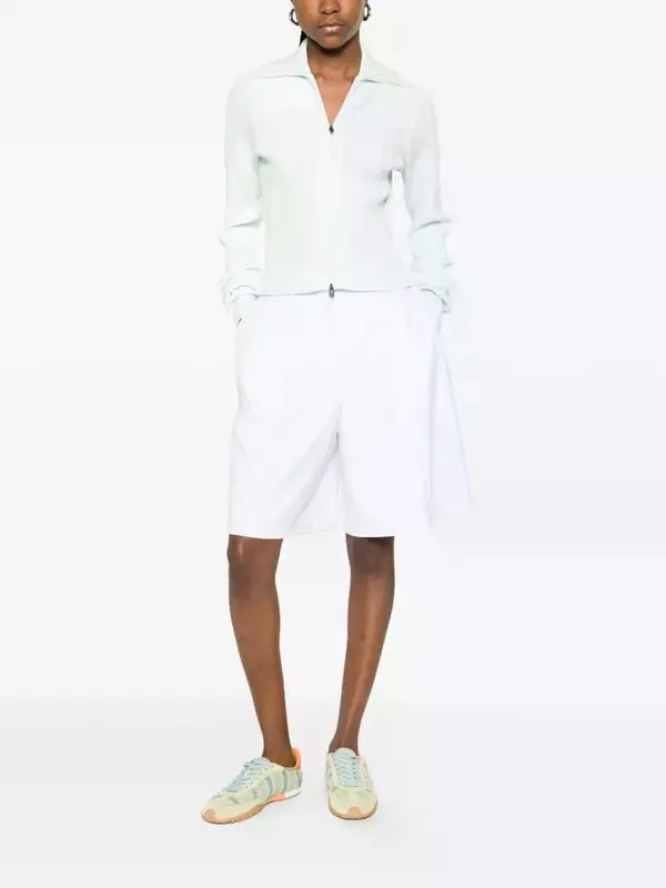 J. Lindeberg Ribbed Knit Zip-up Jacket