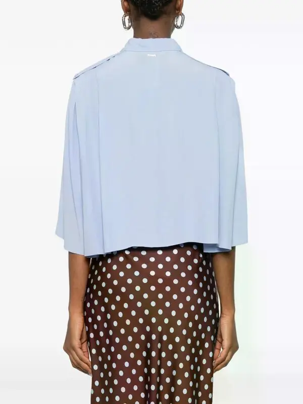 TWINSET Jasmine Button Shoulder Blouse