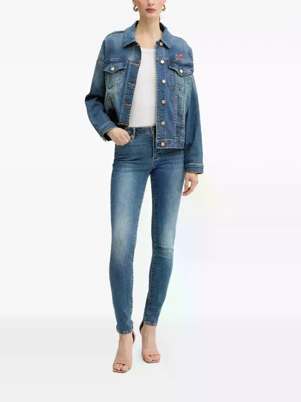 Armani Exchange Embroidered Jeans