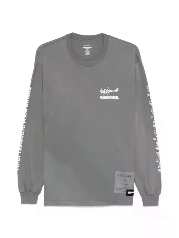 Yohji Yamamoto X Neighborhood Long-sleeve T-shirt - Grey