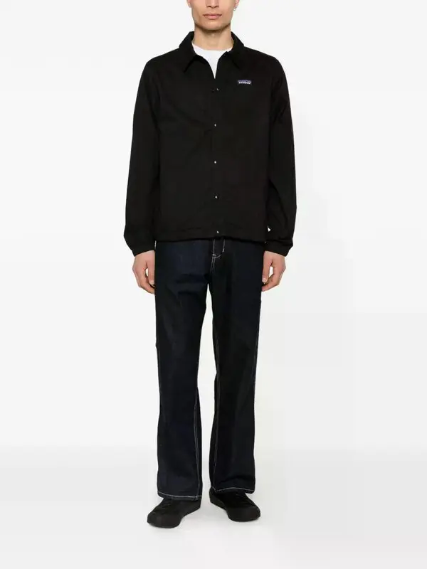 Patagonia Logo-patch Overshirt - Black