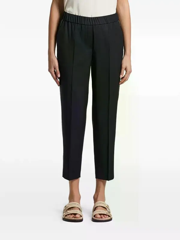 Peserico Wool Trousers With Side Stripe Detail