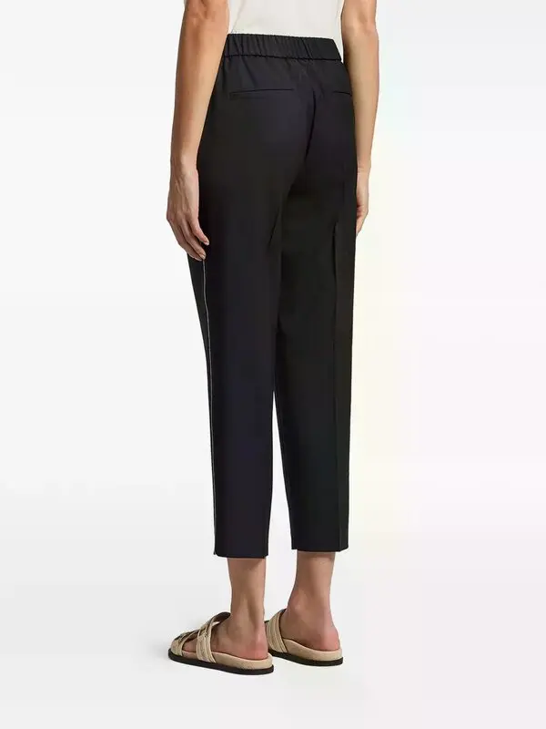 Peserico Wool Trousers With Side Stripe Detail