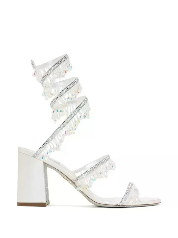 Rene Caovilla Crystal Embellished Strass Sandals