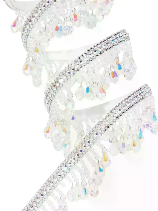 Rene Caovilla Crystal Embellished Strass Sandals